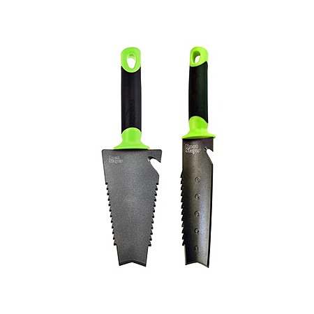 2-Piece Radius Garden Root Slayer Trowel and Soil Knife Set (Green or ...