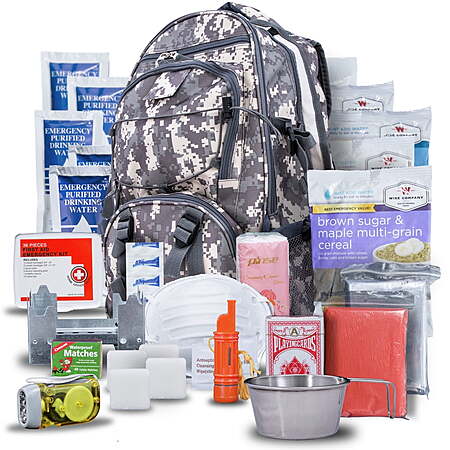 64-Piece Readywise 5-Day Survival Backpack (Green Camo) $56.50 + Free ...