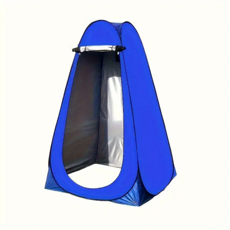 75" x 47" Instant Setup Portable Privacy Tent w/ Silver Adhesive ...