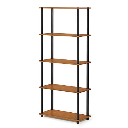 Prime Members: 5-Tier Furinno Turn-N-Tube Round Tube Multipurpose Shelf ...
