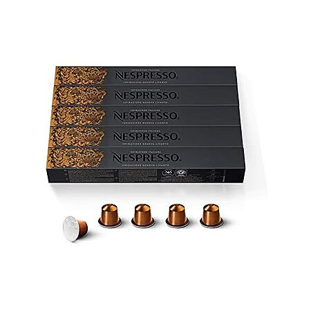 100-Count Nespresso Capsules Original Line Livanto Medium Roast Coffee ...