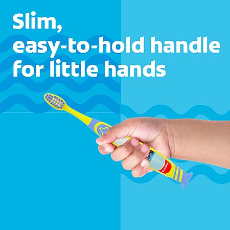 Colgate Kids' Toothbrush w/ Extra Soft Bristles and Built In Suction ...