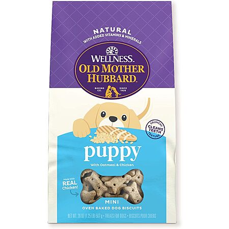 20-Oz Wellness Old Mother Hubbard Classic Natural Dog Treats (Various) from $2.59 + Free ...