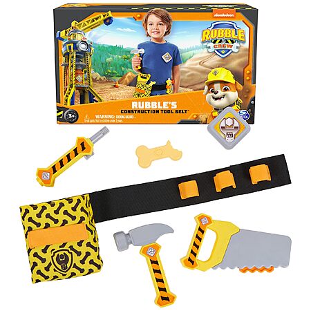 6-Piece Paw Patrol Kids' Rubble & Crew Rubble’s Pretend Play ...