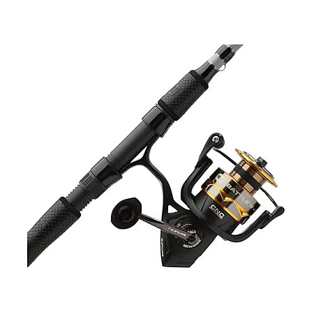 PENN Battle IV LE Spinning Reel and Fishing Rod Combo Kit: 7' Rod w ...