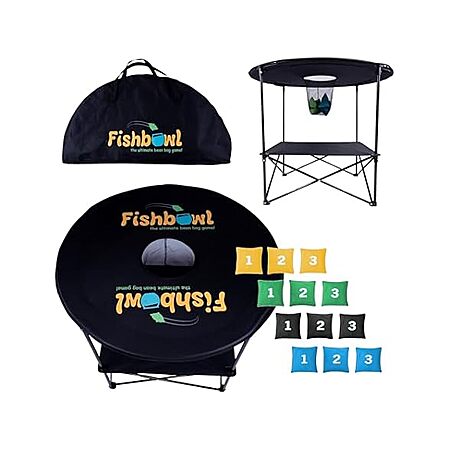 Fishbowl USA Portable Ultimate Bag Toss Lawn and Beach Game Set w/ 12 ...