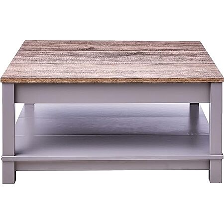 35" Ameriwood Home Carver Coffee Table (Gray) - 2025-10-28