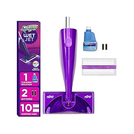 Swiffer WetJet Hardwood and Floor Spray Mop Cleaner Starter Kit w ...