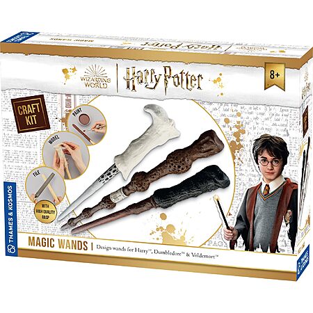 Thames & Kosmos Harry Potter DIY Magic Wand Replicas Craft Kit (Harry ...