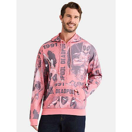 Deadpool Men's & Big Men's Graphic Hoodie Sweatshirt, Sizes XS-3XL $9. ...