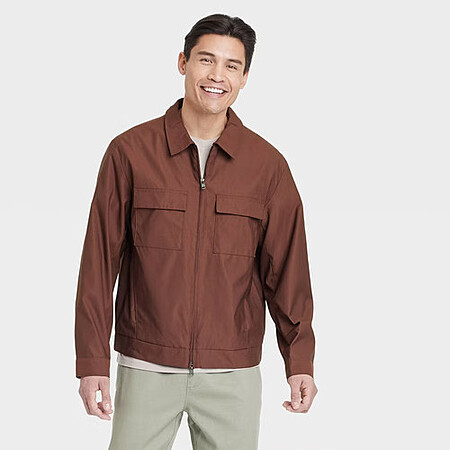 Men's Utility Jacket - Goodfellow & Co - Brown or Grey Colors $13.72 ...
