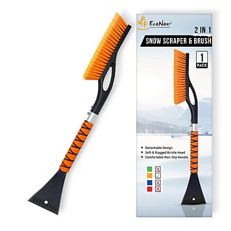 EcoNour 27" Aluminum Ice Scraper for Car Windshield $12.99 + Free ...