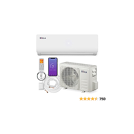 Della 9,000 btu mini split 19 SEER 230V $422.47 before taxes after 35% ...