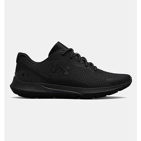 Under Armour Men's UA Surge 3 Running Shoes (Black, Limited Sizes ...