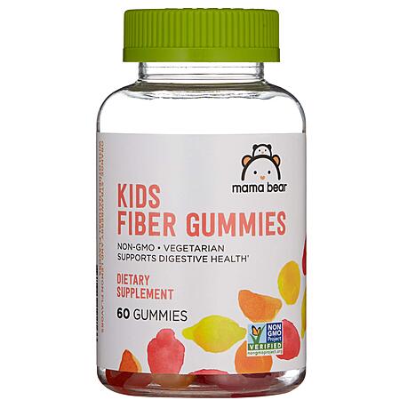Amazon Brand - Mama Bear - Kids Fiber Gummies - Supports Digestive ...