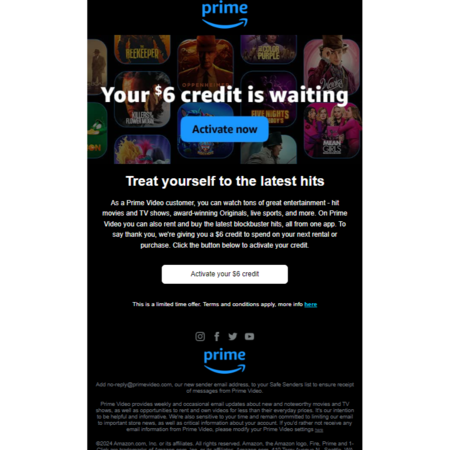 Check your emails: Select Amazon Customers offered $6 Amazon Prime ...