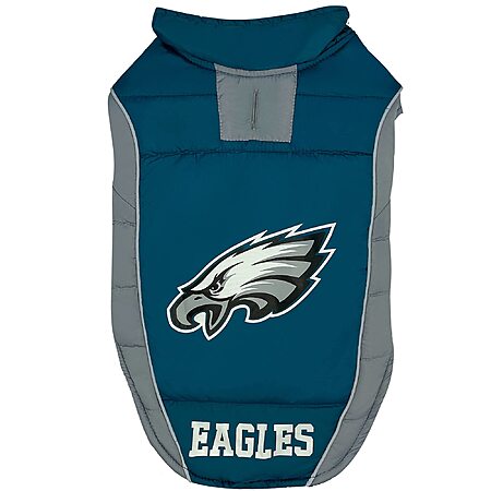 Pets First Pets NFL Licensed Dog & Cat Vest Pet Puffer Down Coat Jacket ...