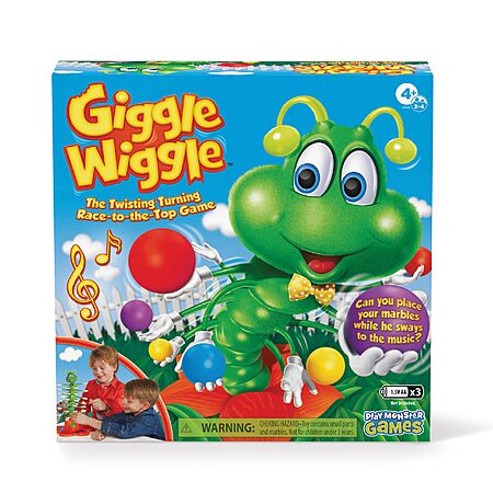 PlayMonster Giggle Wiggle Board Games for Kids, Hand-Eye Coordination ...