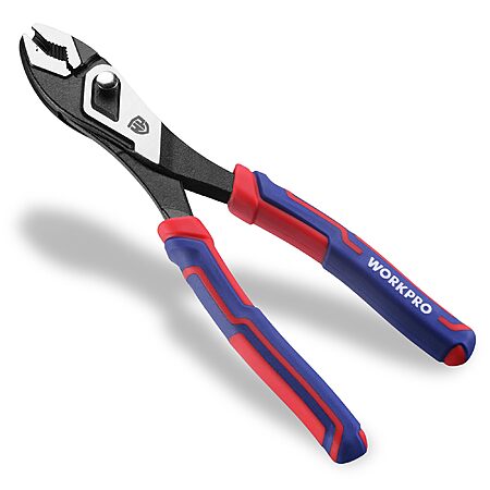 $12 WORKPRO 8.5 Inch Slip Joint Pliers, Push button adjustable 4 ...