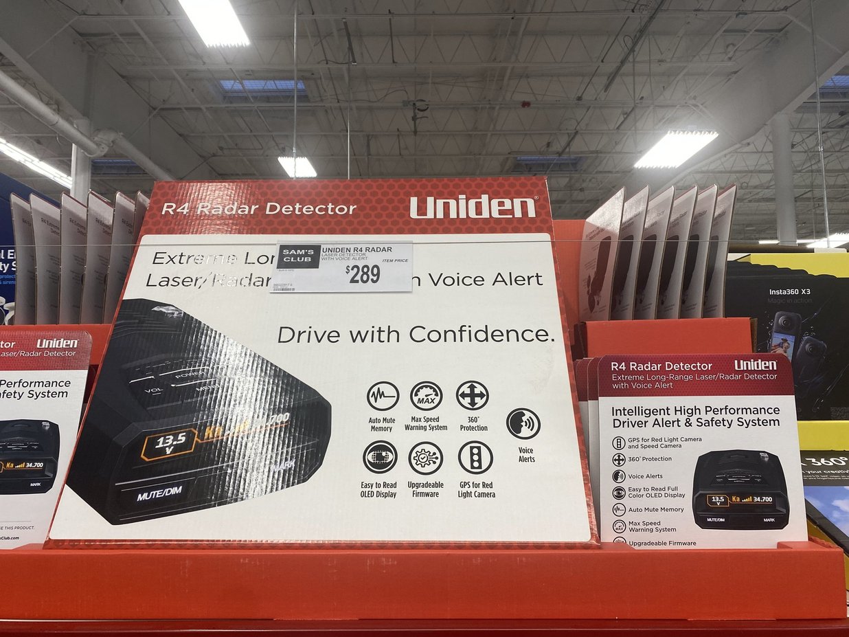Uniden R4 Extreme Long-Range Radar/Laser Detector w/ Voice Alert $289 ...