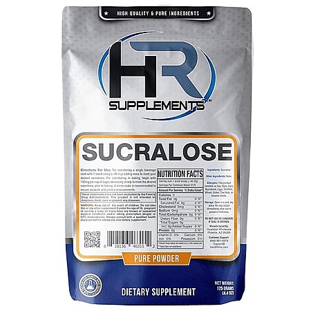 pure Sucralose (splenda) powder 125g 4.4oz artificial sweetener (S&S ...