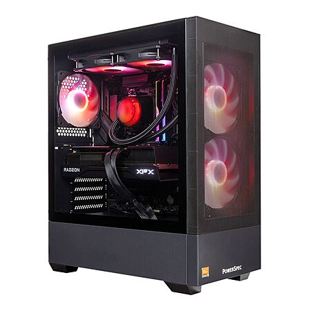 PowerSpec G729 Gaming PC: Ryzen 7 7800X3D, RX 9070 XT, 32GB DDR5, 2TB ...