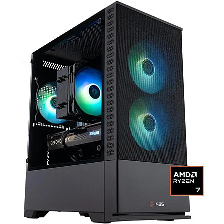 ABS Cyclone Ruby Gaming PC: Ryzen 7 7800X3D, RTX 5070, 32GB DDR5 ...