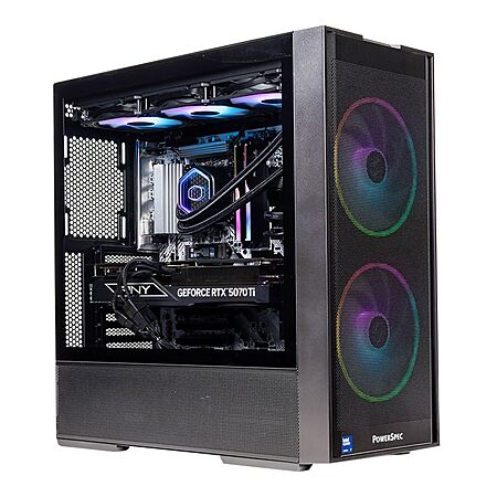 PowerSpec G457 Gaming PC: Intel Ultra 7 265KF, RTX 5070 Ti, 32GB DDR5 ...