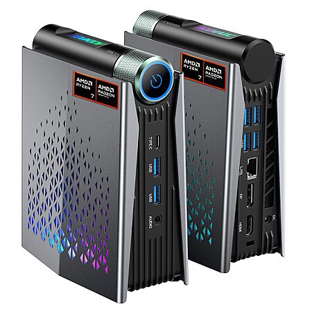 ACEMAGICIAN S3A Mini PC: Ryzen 7 H 255, 16GB LPDDR5, 512GB SSD, Radeon ...