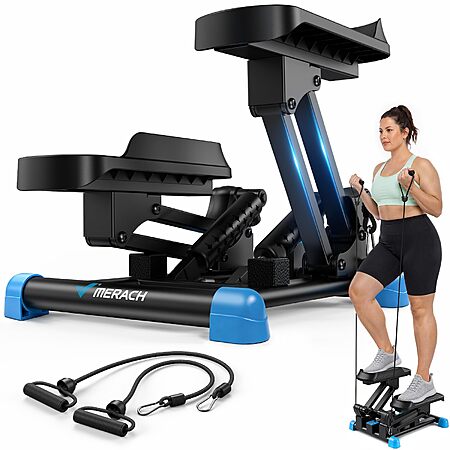 MERACH New 3-in-1 Mini Steppers for Exercise at Home, Stair Stepper ...