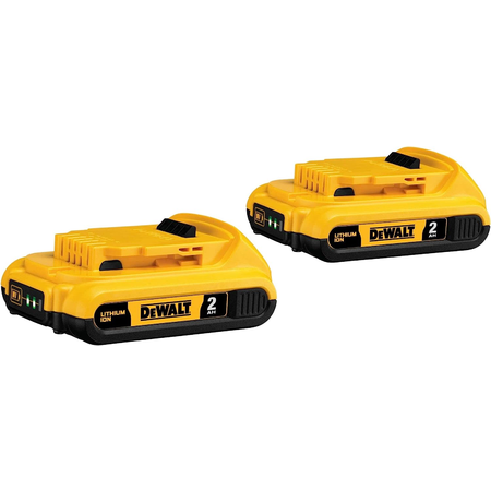 2-Ct DEWALT 20V MAX Battery Compact 2.0Ah (DCB203-2) $63.77 - 2023-06-12
