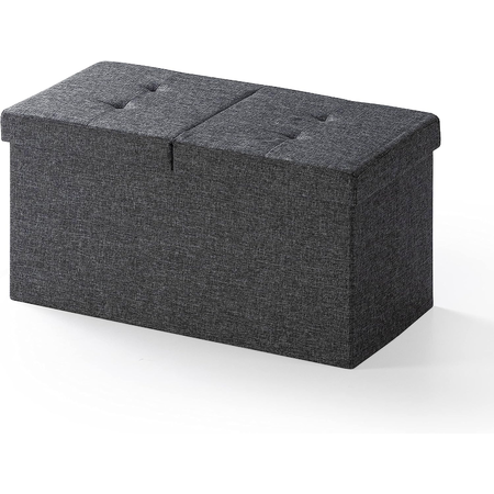 30" Otto & Ben Storage Ottoman w/ SMART LIFT Top (Dark Grey) $24.22 ...
