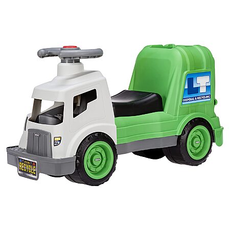 Little Tikes Dirt Diggers Garbage Truck Scoot Ride On with Real Working ...