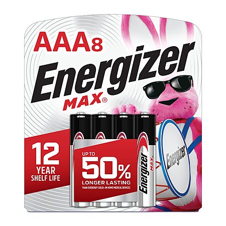 8-Count Energizer MAX AAA Alkaline Batteries - 2026-01-14