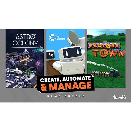 8-Item Create, Automate & Manage Game Bundle: The Colonists, Cardboard ...
