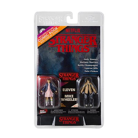 2-Piece McFarlane Toys Stranger Things Page Punchers: 3'' Eleven & Mike ...