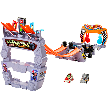 Hot Wheels Star Wars: RacerVerse Grogu's Great Race Track Set $9.49 ...