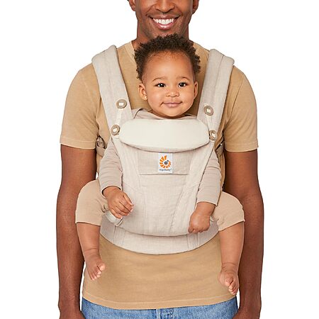 Ergobaby Omni Dream All Carry Positions Baby Carrier w/ Enhanced Lumbar ...