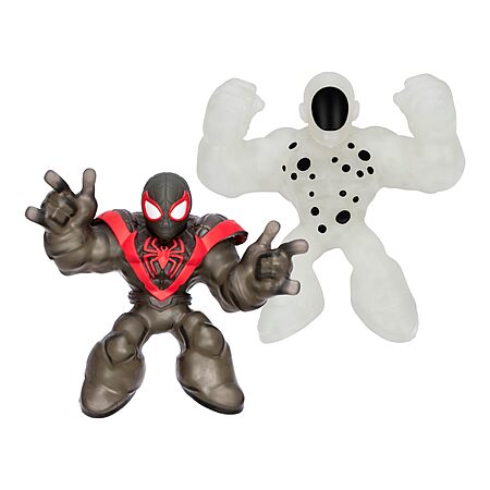 2-Pack 4.5" Heroes of Goo Jit Zu Spider-Man Marvel Glow Surge: Ultra ...