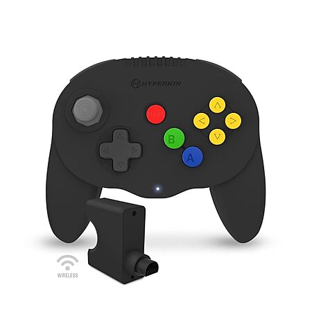 Hyperkin "Admiral" Premium BT Controller for N64 (Space Black) $24 ...
