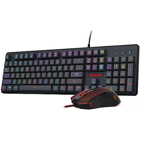 REDRAGON Gaming Keyboard and Mouse Combo (S107-BA) $27 + Free Shipping ...