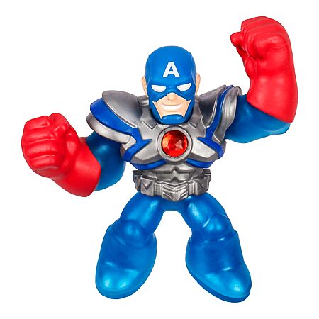 Heroes of Goo Jit Zu Marvel Infinity Armor Captain America, Stretchy ...