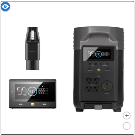 Costco Members: EcoFlow DELTA Pro EV 3600 Power Recharge Bundle w ...