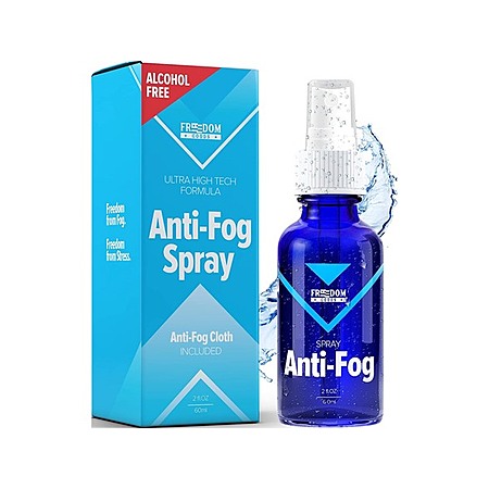 6 Pack Freedom Goods Anti Fog Spray For Glasses & Goggles $7.99