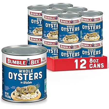 Bumble Bee Whole Baby Canned Clams, 10 oz Can (Pack of 12) - Ready to ...