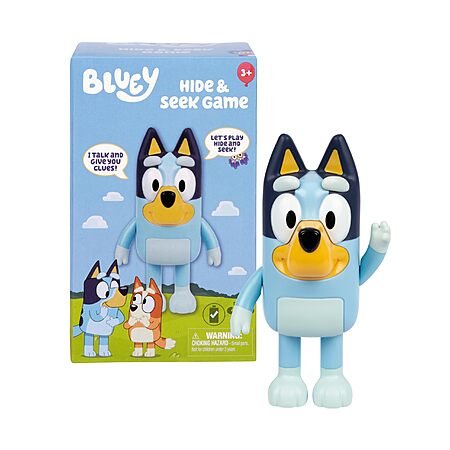 Bluey Game Hide and Seek Electronic Figure, Articulated, Musical Kids ...