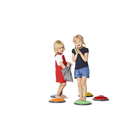 GONGE Tactile Sensory Discs - Starter Set - 10 Textured Stepping Discs ...