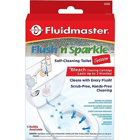 Fluidmaster Flush 'n Sparkle Automatic Toilet Cleaning System With ...