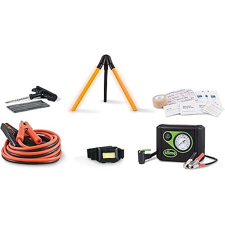 Slime Emergency Roadside Moto/Off Road Kit With Jumper Cables ...