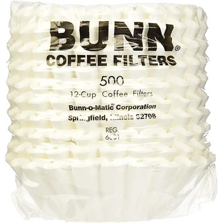 500-Count Bunn Coffee Filter for 12-Cup Commercial Brewers + Free ...